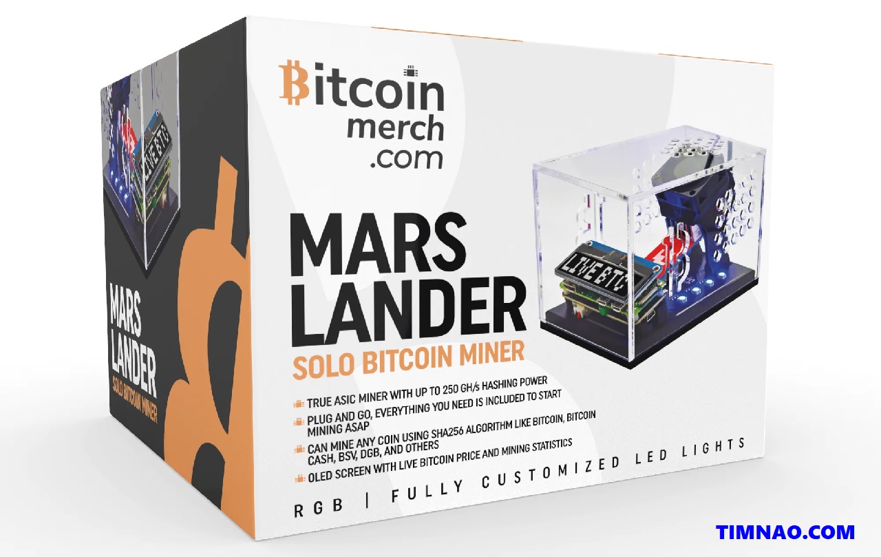 Mars Lander V2 Solo Bitcoin Miner – The Best Energy-Efficient Way to ...