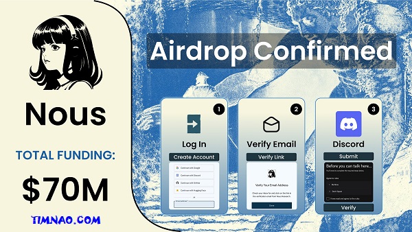 Nous Research Airdrop Guide: 5 Easy Steps to Join the $70M Open-Source AI Revolution - TimNao.com