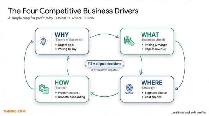 Competitive Business Drivers: 4 Moves to Profit Faster (Beginner ...